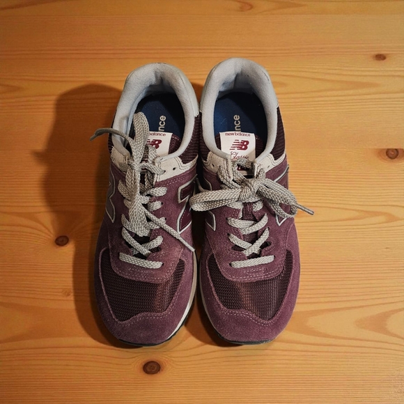 New Balance | Shoes | New Balance Plum And Gray Athletic Shoes | Poshmark